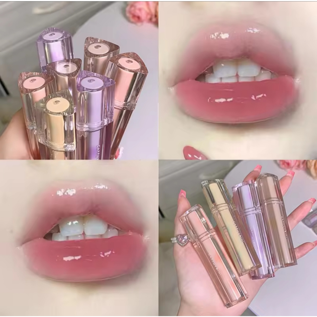 Ori CAPPUVINI TRIANGLE Lip Gloss Glass Lip Gloss Jelly Glass ...