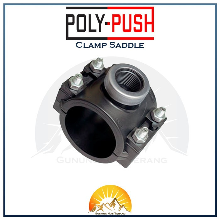 Pp HDPE Fitting Clamp Saddle Compression 90mm x 1/2" | Shopee Malaysia