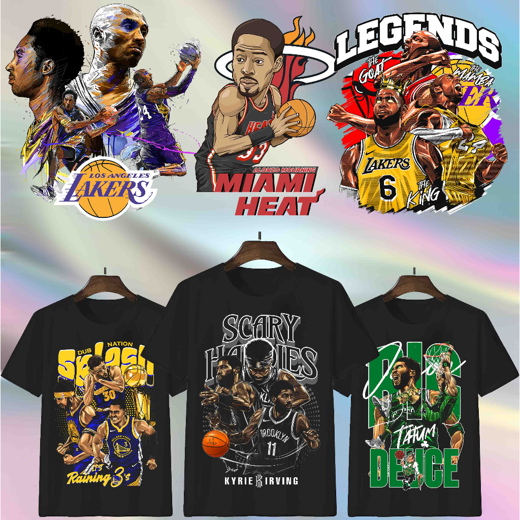 Screen PRINTING DTF STICKER SIZE A3 NBA THEME | Shopee Malaysia