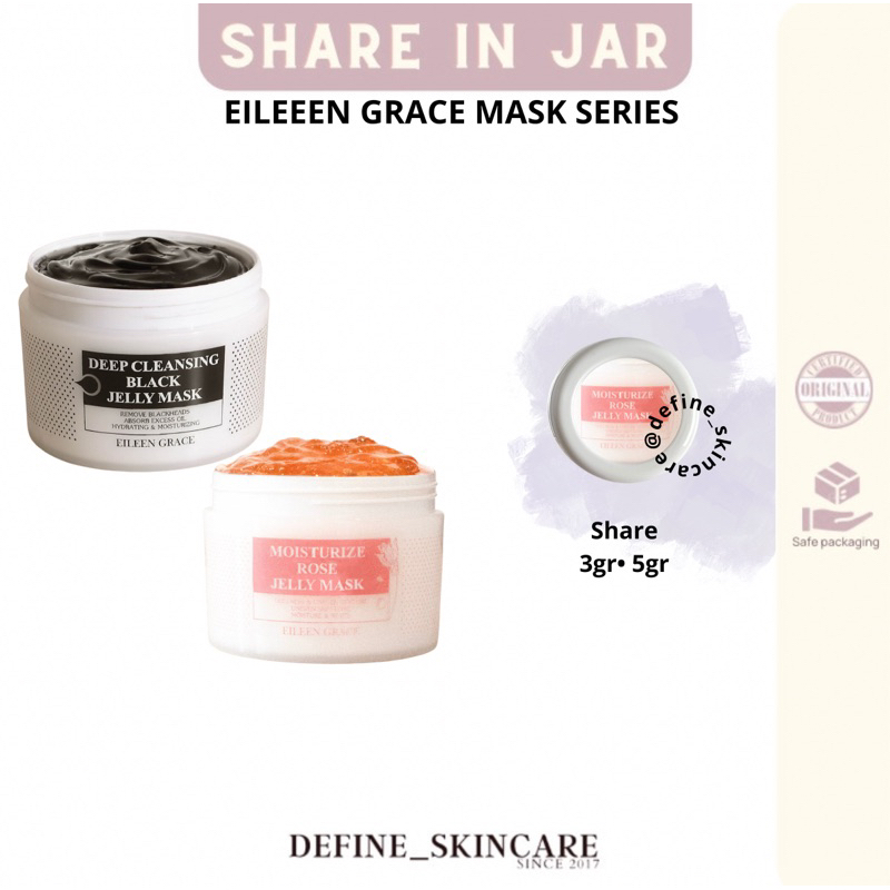 Share EILEEN GRACE MOISTURIZE ROSE JELLY MASK DEEP CLEANSING BLACK ...
