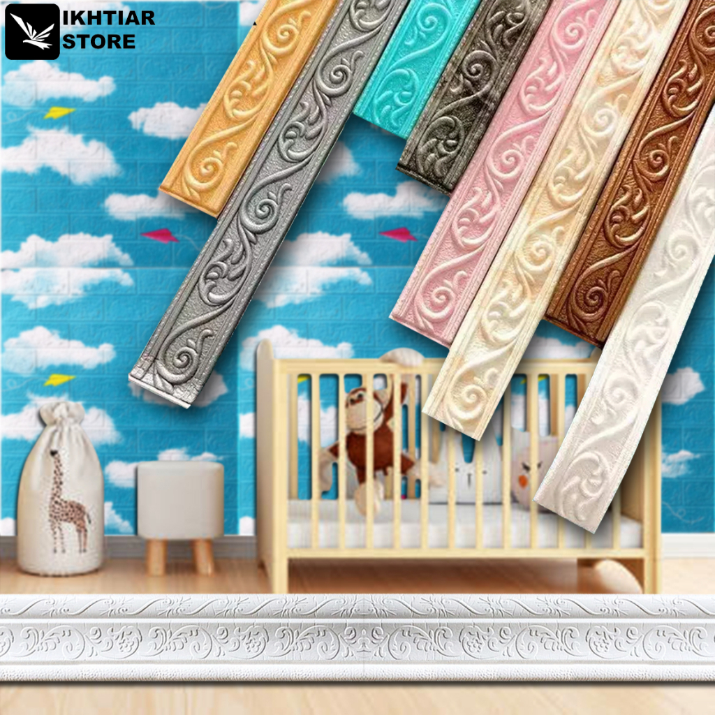 5 Sheets | List FOAM 3d Profile Sticker UK 230cm X 5cm Molding Ceiling ...