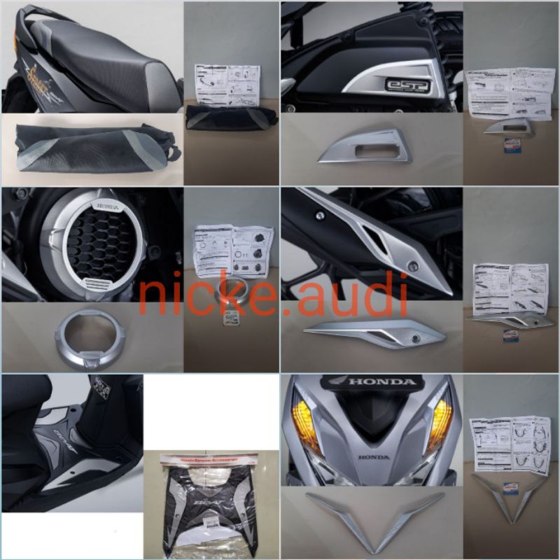 New Honda Beat Package 2021 2022 2023 Beat Deluxe Beat Street Beat Cbs Motorcycle Accessories ...