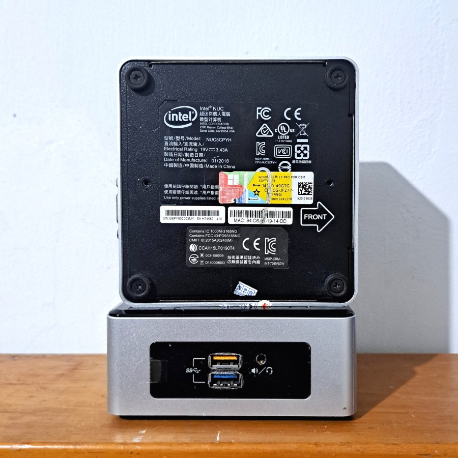 Intel NUC NUC5CPYH N3050 RAM 4GB SSD 240GB Mini PC | Shopee Malaysia