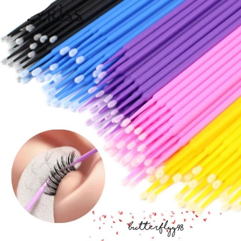 Microbrush microbuds dental eyelash extension lashlift disposal Brush | Shopee Malaysia