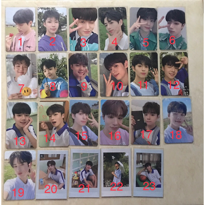 The Wind Photocard Jaewon Thanatorn Heesoo Hayuchan Chanwon Hyounjoon The Wind | Shopee Malaysia