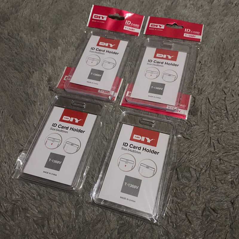 Acrylic Toploader Card Holder ID Card Photocard PC Mr.Diy | Shopee Malaysia