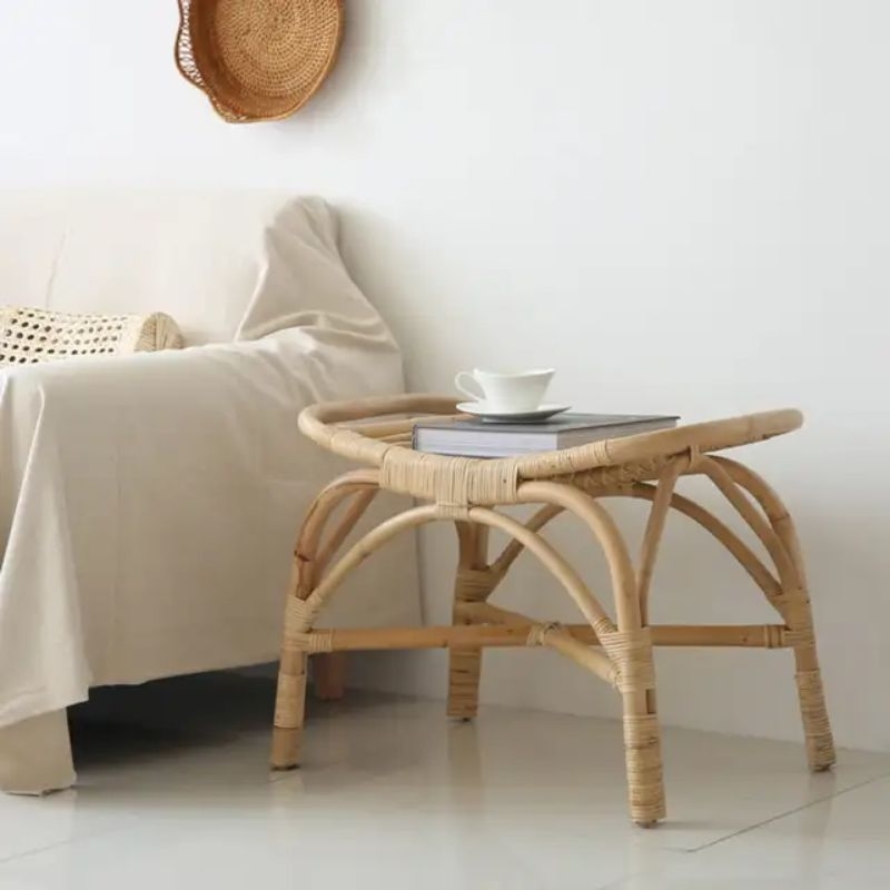 RELAXING TABLE / AESTHETIC RATTAN TABLE | Shopee Malaysia