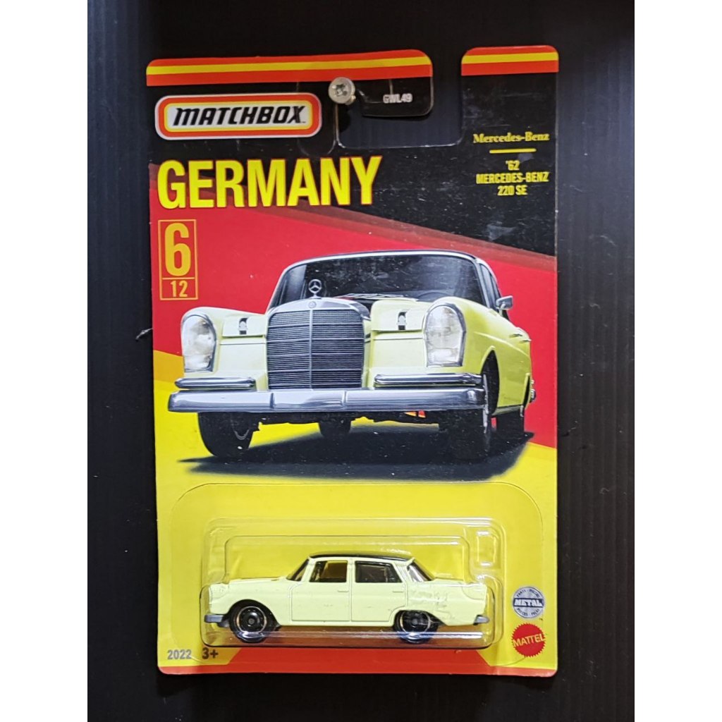 Matchbox 62 Mercedes Benz 220 SE Germany | Shopee Malaysia