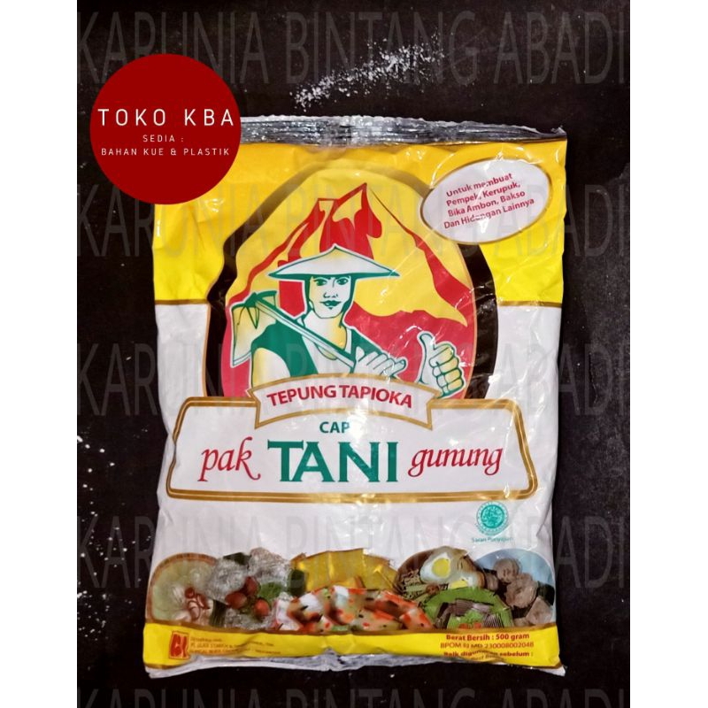 Pak Tani Gunung Cap Tapioca Flour 500 Grams | Shopee Malaysia