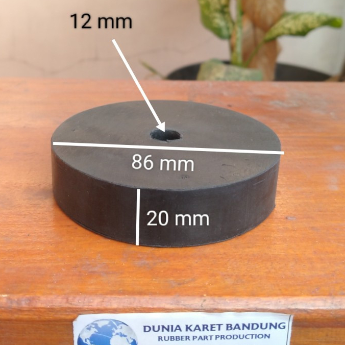 Engine mounting round rubber pads 86x20 mm | Shopee Malaysia