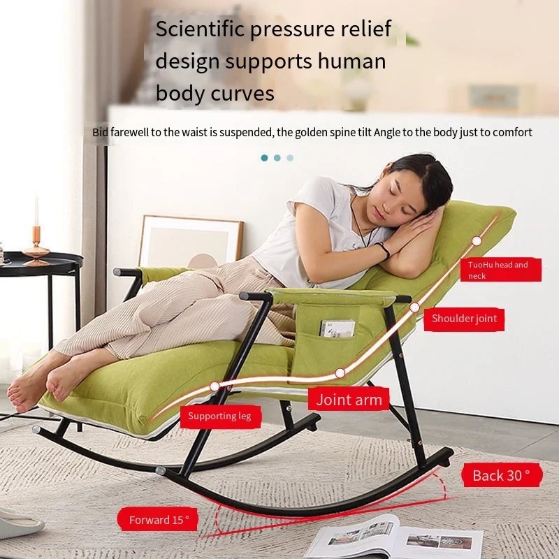 New - Folding sleeping chair / indoor outdoor lounge chair / Reclining chair / Rocking sofa ...
