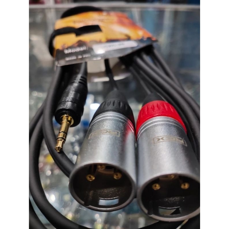 Mini Stereo To XLR MALE RCX JACK Cable | Shopee Malaysia