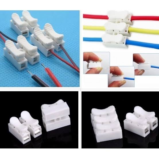 Quick Connect Terminal Connector Electrical Cable Connection 2 PIN ...