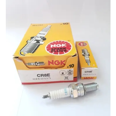 Ngk CR8E Spark Plugs 1 Box contains 10 Pcs for Vixion MX King Satria ...