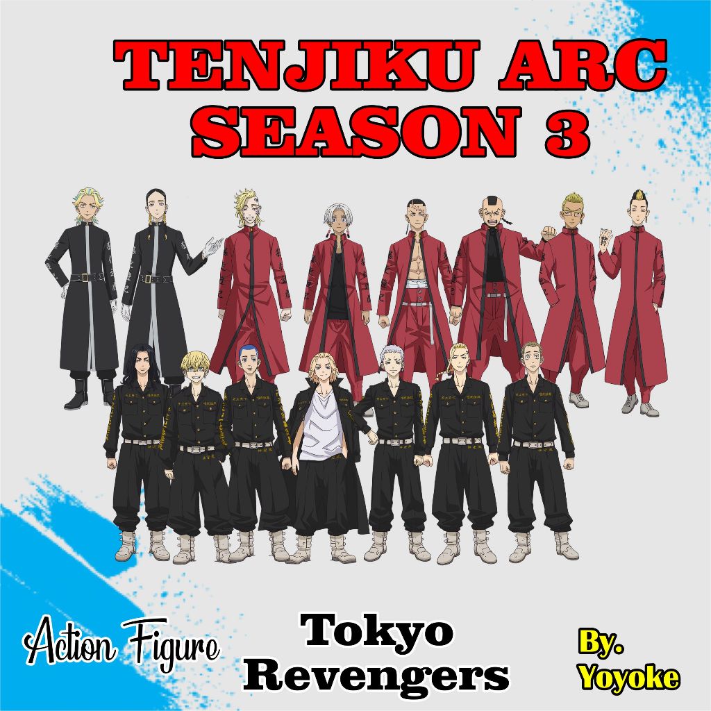 Tokyo Revengers Tenjiku Arc Action Figure | Shopee Malaysia