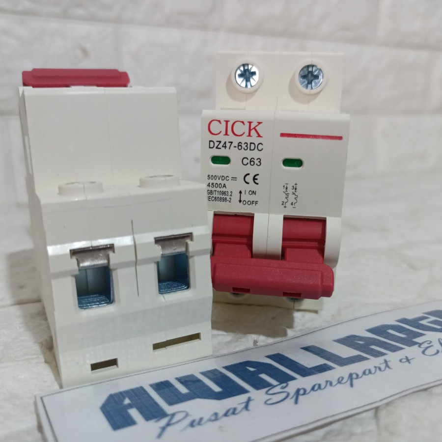 Mcb dc 63A mcb PV 500v 63 amper mcb 2P 2pole MCB solar panel | Shopee ...