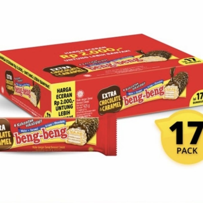 Beng beng extra Chocolate (box Of 17) | Shopee Malaysia