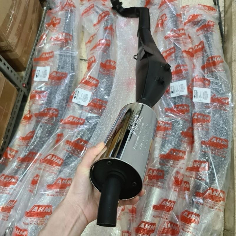 Ahm FIZR FORCE 1 AND SATRIA 2 STROKE RACING EXHAUST ORIGINAL MALAYSIA ...