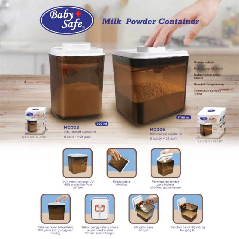 Babysafe Baby Safe Milk Container Premium Quality | Mc003 (700ml ...