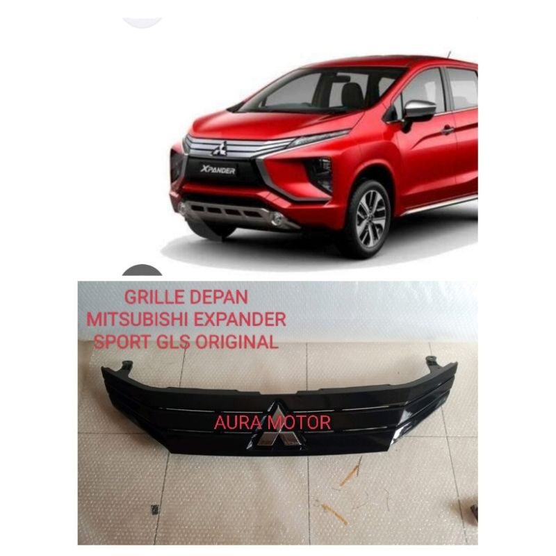 HITAM 2017-2019 Original Mitsubishi Expander Front Radiator Grill Black ...
