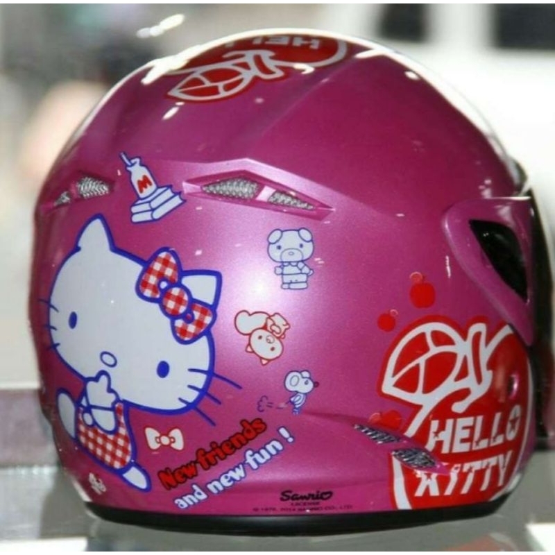 Children's helmet/GM children's helmet/hello Kitty helmet/preloved ...