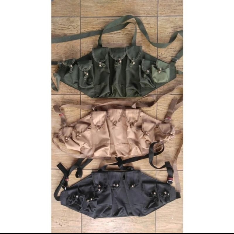 Chicom AK47 Type-56 chest rig vietnam vietcong militia (repro) | Shopee ...