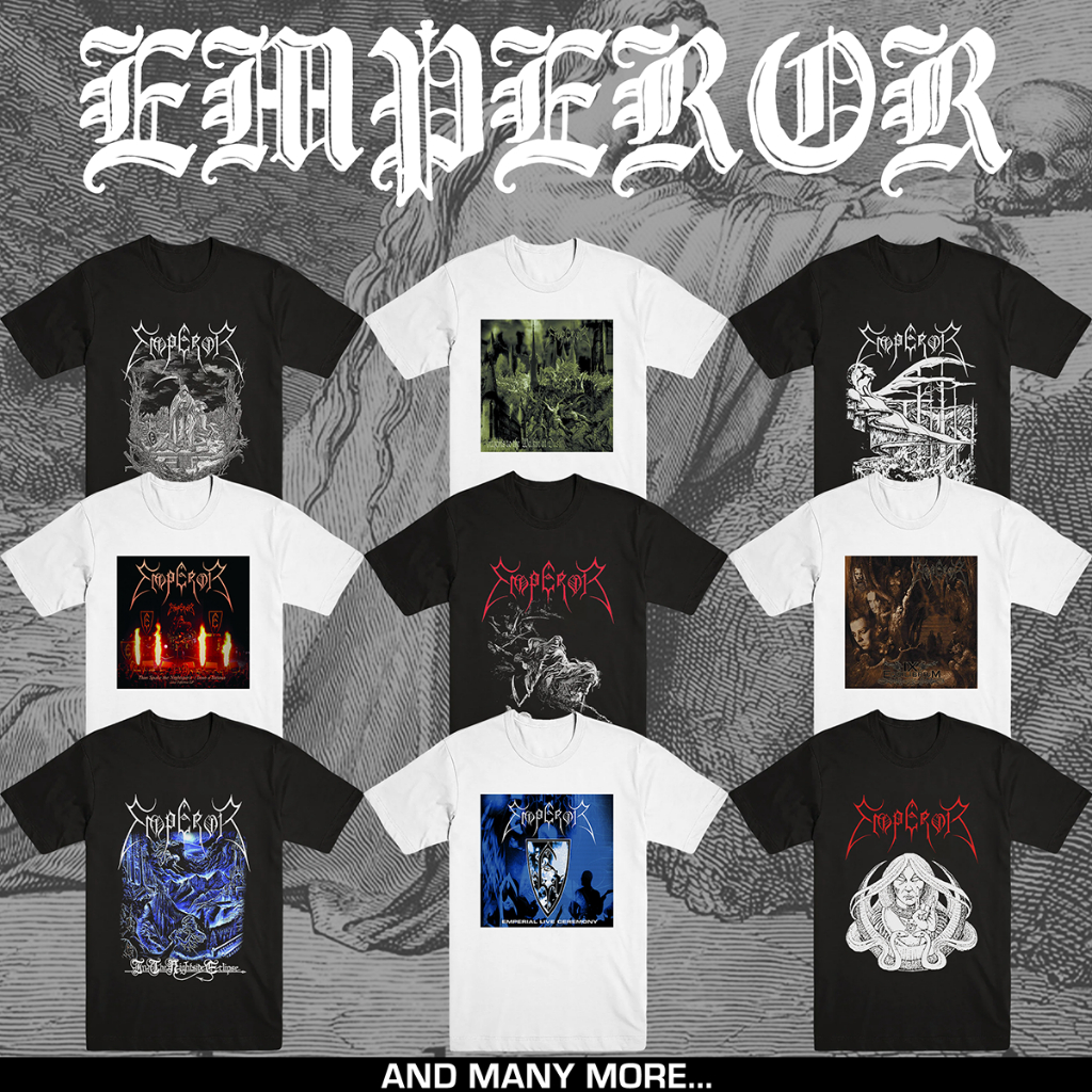 EMPEROR | BAND T-SHIRT | BLACK METAL | MERCHANDISE | Shopee Malaysia