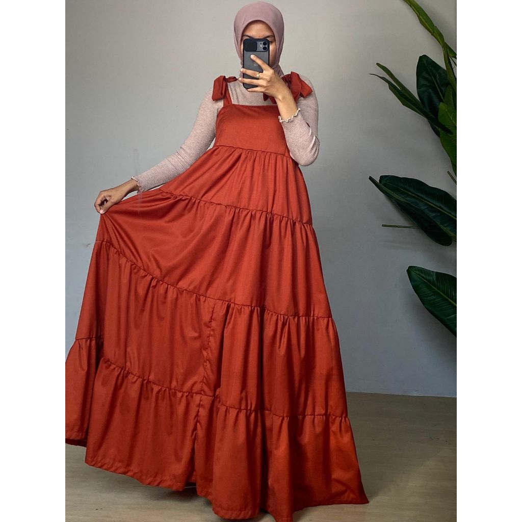 Vanila OVERALL BY MAEZULA POLOS Material TOYOBO KOREAN Women Girls Not ...