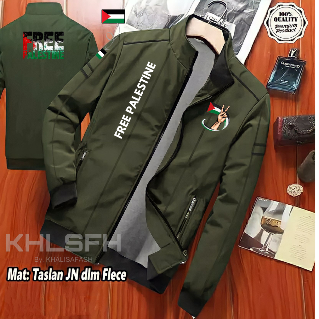 Free PALESTINE CUSTOM Jacket/PALESTINE/Men's ARMY Jacket FREE PALESTINE ...