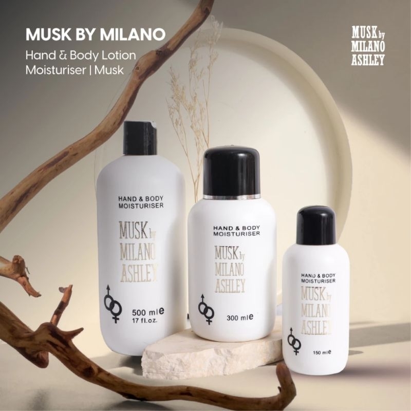 MUSK BY MILANO ASHLEY HAND & BODY MOISTURIZER 150 ML | HANDBODY LOTION ...