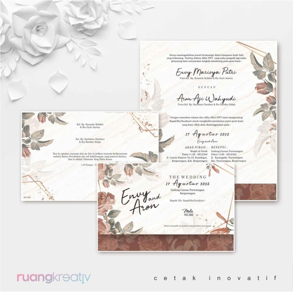 Custom Wedding Invitations - Aesthetic Wedding Invitations - Aesthetic ...