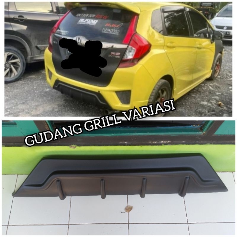 Honda jazz GK5 2014,2015,2016 rear diffuser | Shopee Malaysia