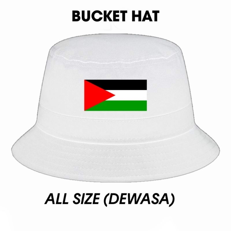 FLAG PALESTINE BUCKET HAT || PALESTINE HAT | Shopee Malaysia