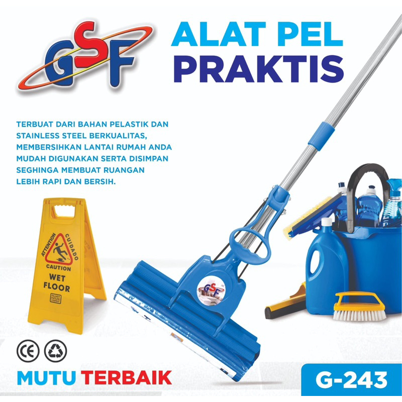 Mop Floor MOP Foam MOP Floor Dryer Automatic Hard Foam MOP Spoon MOP ...