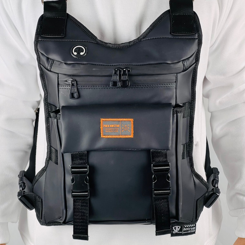 Polo Amstar Waterproof Chest Bag Chest Sling Bag Vest Bag Tactical ...