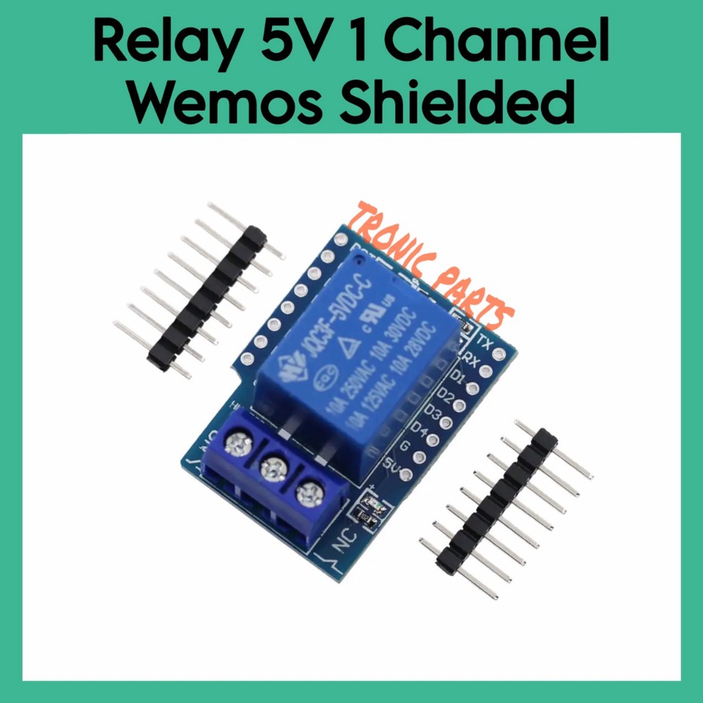 Relay Shield Wemos D1 1 Channel Mini Wifi Board V2 ESP8266 Arduino ...