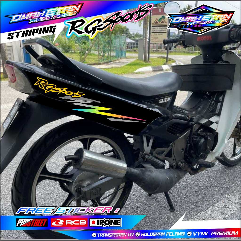 Suzuki RG SPORT Motorcycle Variation STRIPING/ SUZUKI RG SPORT ...