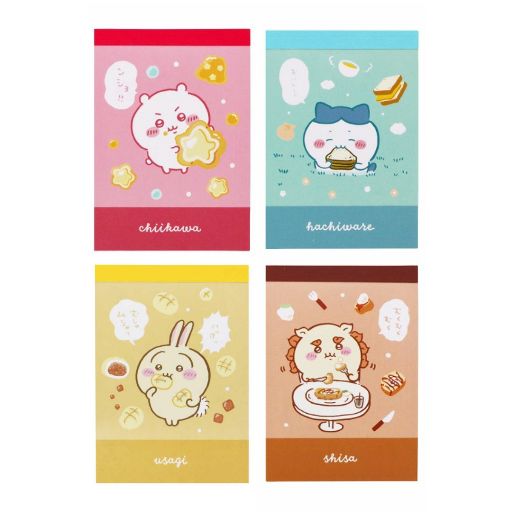 Mini Memo Pad Chiikawa Hachiware Usagi Shisa Note Small Limited Edition ...