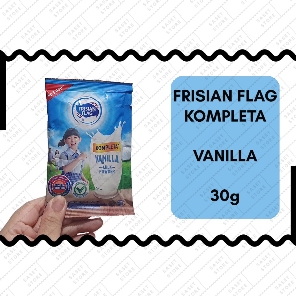 Frisian Flag Kompleta Vanilla 30g Sachet Instant Powder Milk Flag ...