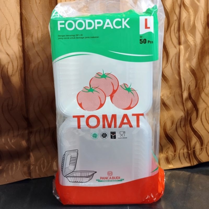 Foodpack TOMATO L / Tomato mica/Plastic mica/Mica Food container/Food ...