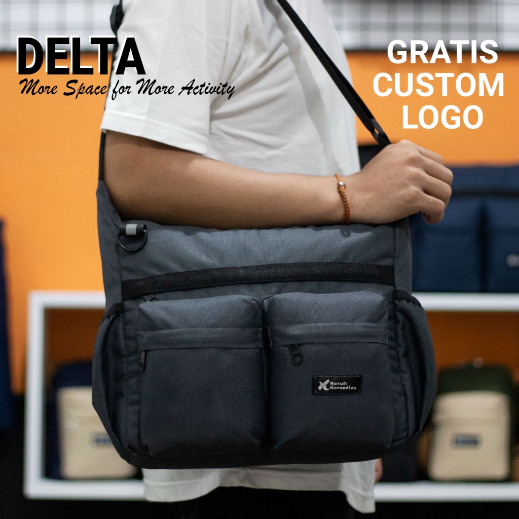 Delta Sling Bag - Free Install LOGO | Shopee Malaysia