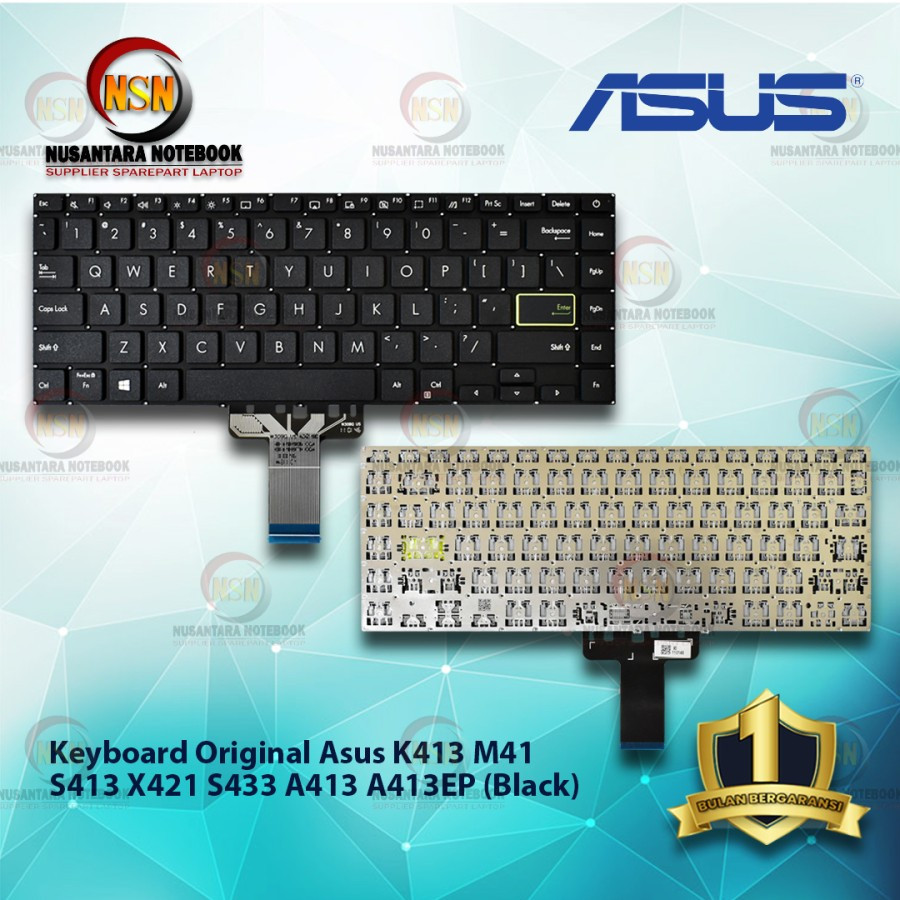 Keyboard Vivobook 14 E410 E410M E410MA Black | Shopee Malaysia