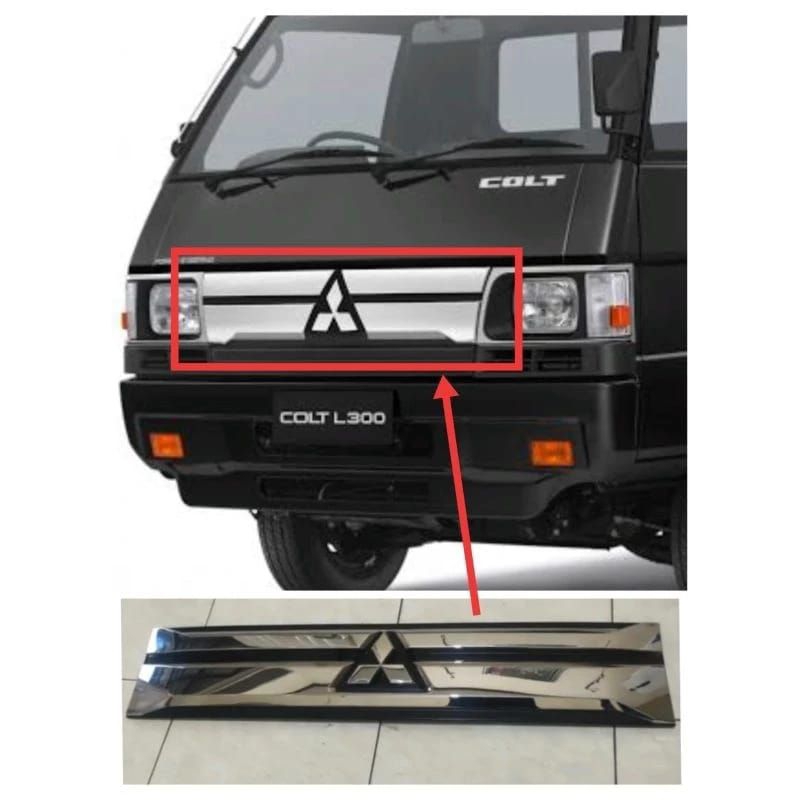 Mitsubishi L300 Euro4 Grill (2019-2020) Chrome Original | Shopee Malaysia