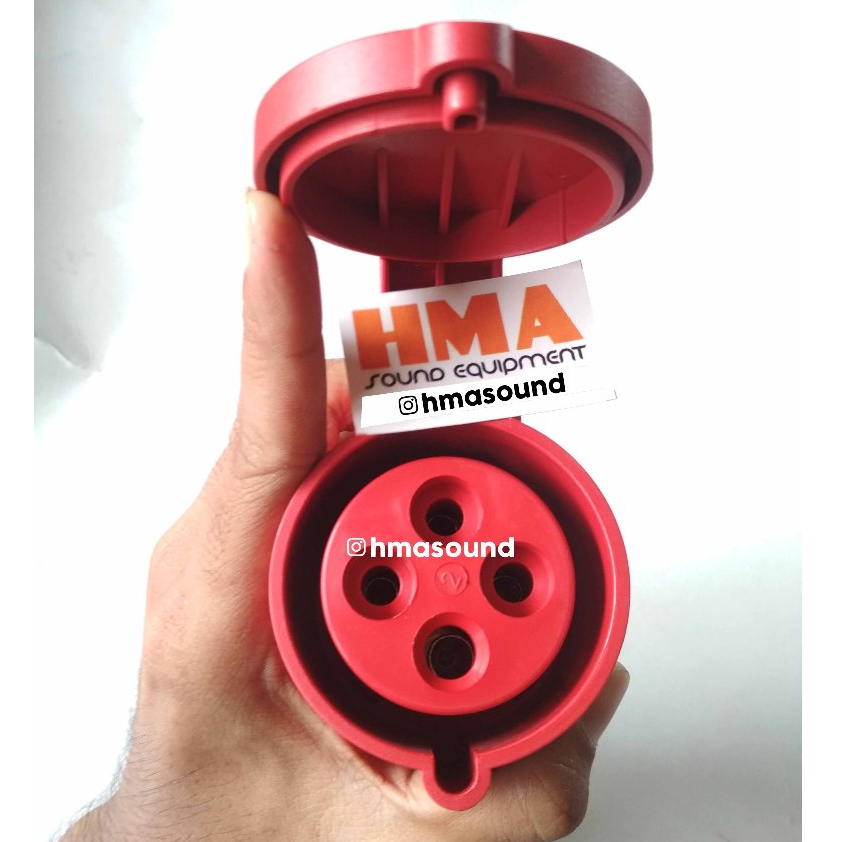 Industrial Mobile Mounting Socket 4 Pin 32 Ampere | Shopee Malaysia