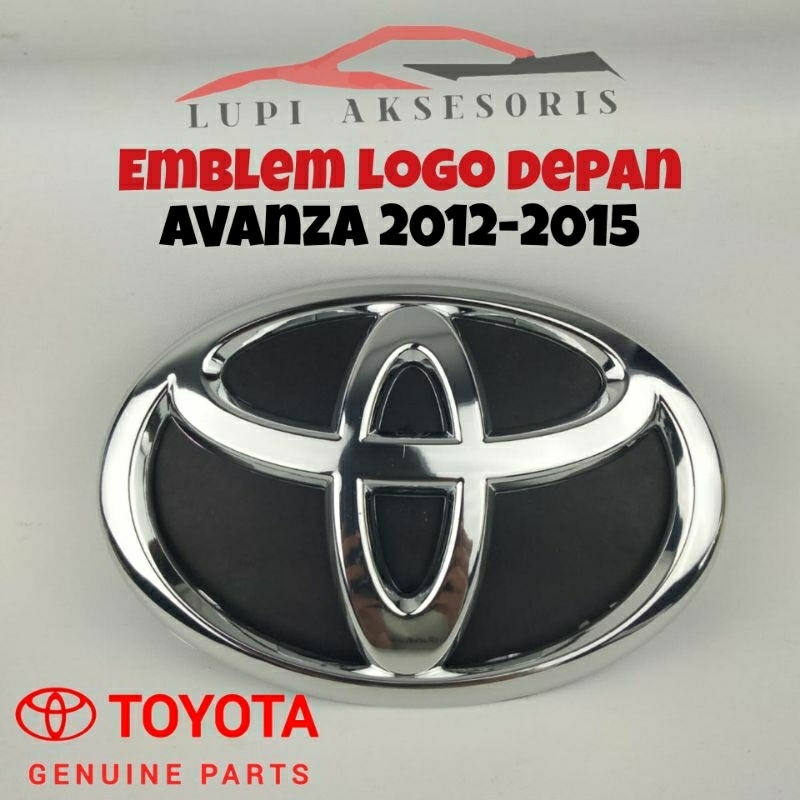 Toyota AVANZA 2012-2015 FRONT LOGO Emblem COMPLETE ORIGINAL DIAMETER ...