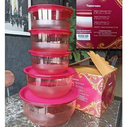 Luxury set luxury table collection tupperware Bowl | Shopee Malaysia