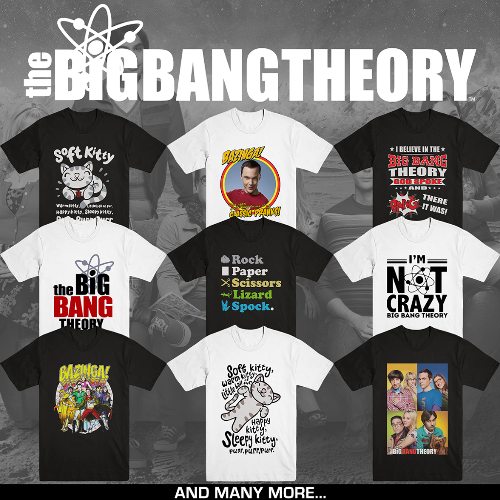 The BIG BANG THEORY | Movie T-SHIRT - COMEDY | Merchandise | Shopee ...