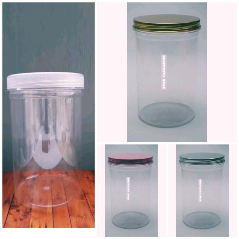 1 Liter Jar 1L Plastic Jar 1L Cookie Jar 1L PET Plastic Jar 1 Liter ...