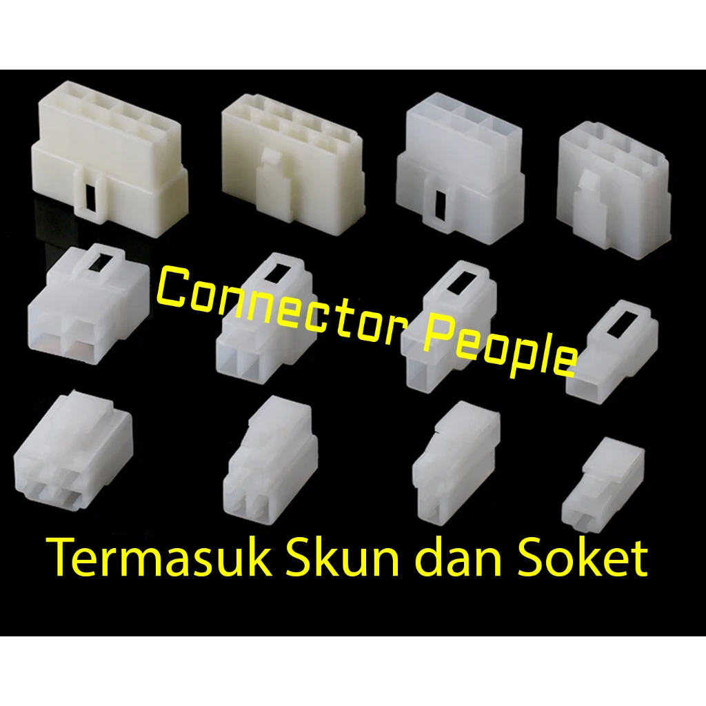 Socket 1 - 8 Large Pin + Skun / Motor Socket / Connector / Motor Cable ...