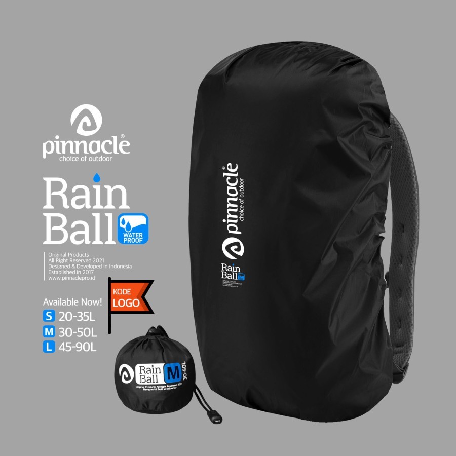 Pinnacle Pro Official Rainball Logo - Black | Shopee Malaysia